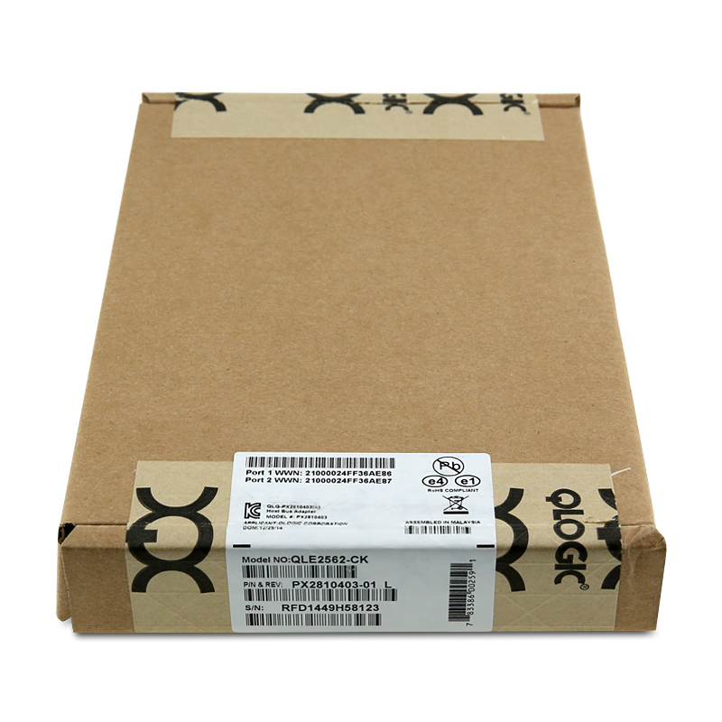 QLE2562, QLogic QLE2562 Dual-Port PCIe-to-8Gbps Fibre Channel Adapter