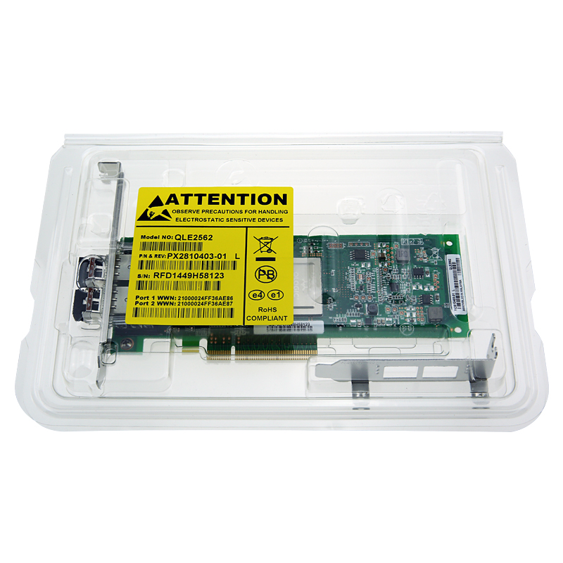 QLE2562, QLogic QLE2562 Dual-Port PCIe-to-8Gbps Fibre Channel Adapter